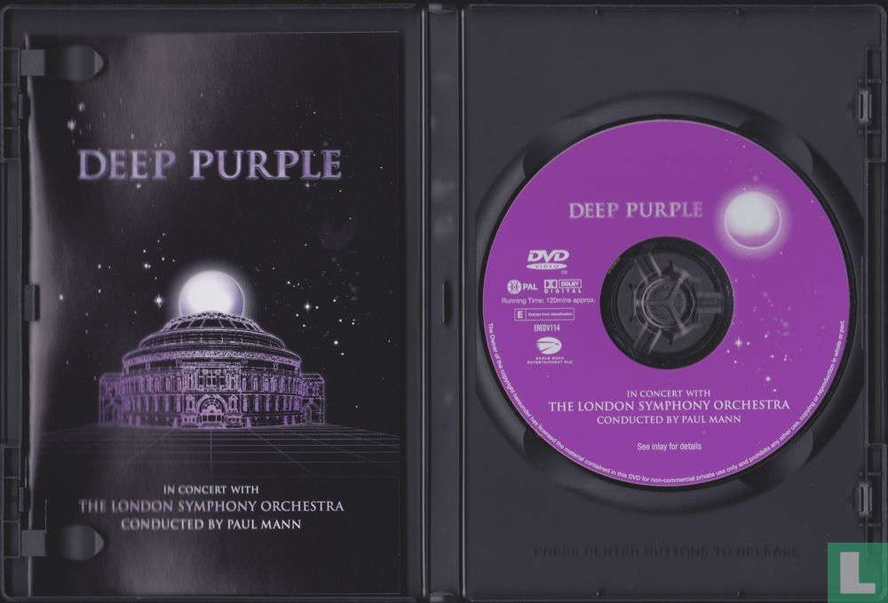 Deep Purple In Concert with the London Symphony Orchestra DVD (1999 ...