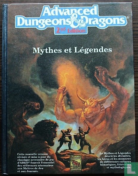 Mythes et légendes (1990) - Donjons et Dragons - LastDodo