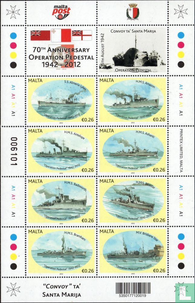 Operation Pedestal 1942-2012 (2012) - Malta - LastDodo