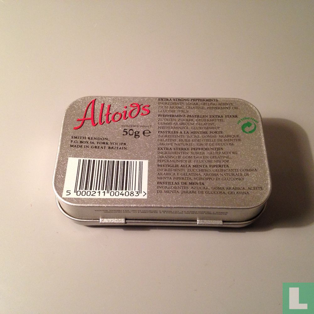 Altoids the Original celebrated curiously strong peppermints (2004 ...