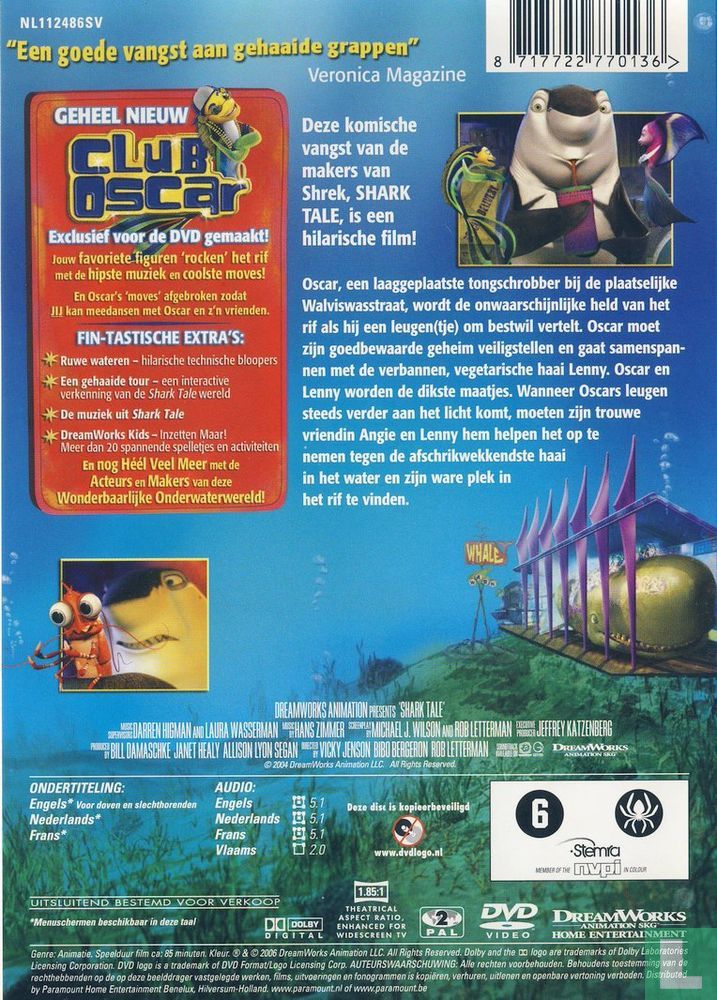 Shark Tale DVD (2006) - DVD - LastDodo