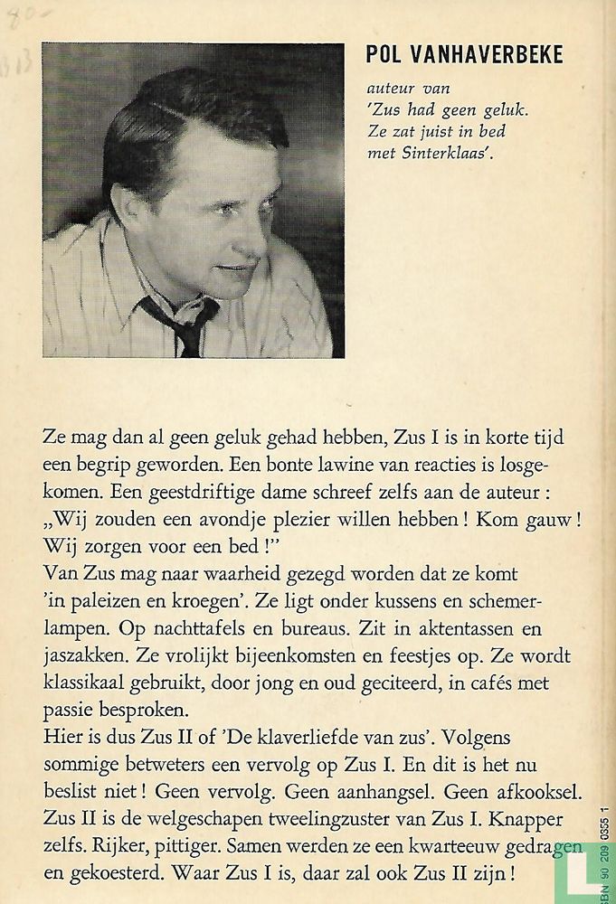 De klaverliefde van zus (1970) - Vanhaverbeke, Pol - LastDodo