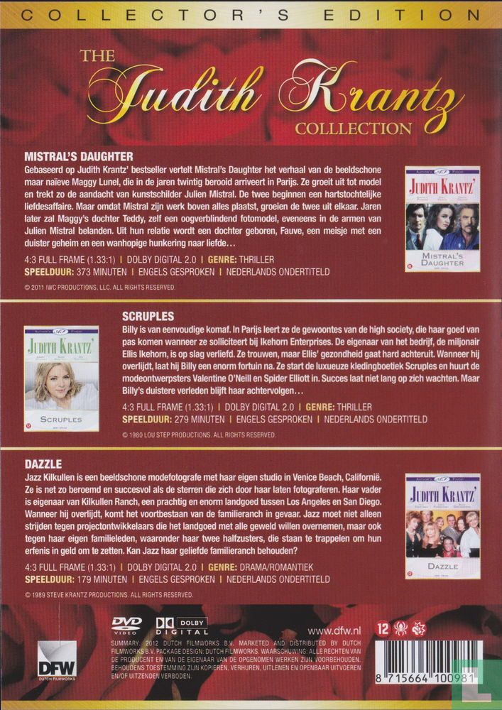 The Judith Krantz Collection DVD (2012) - DVD - LastDodo