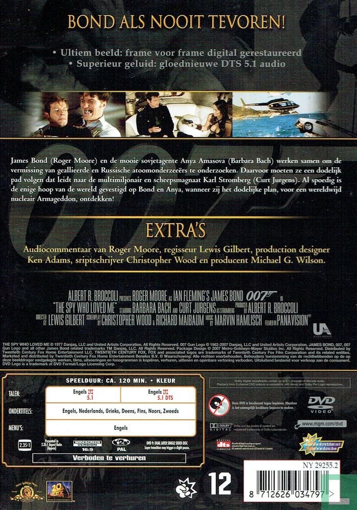 The Spy Who Loved Me Dvd Cover