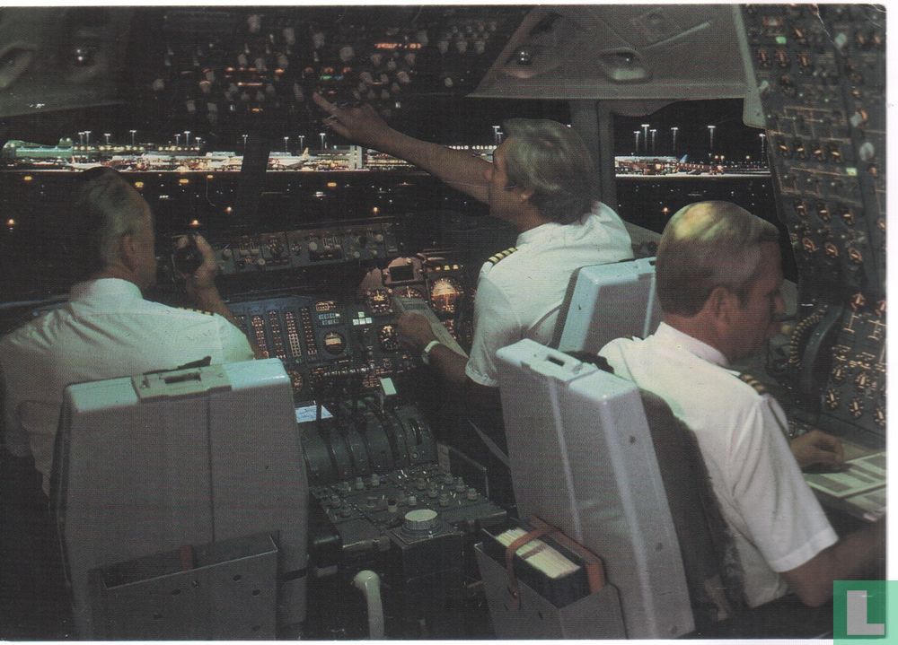 SAS airlines Cockpit DC 10 Crew - SAS - LastDodo