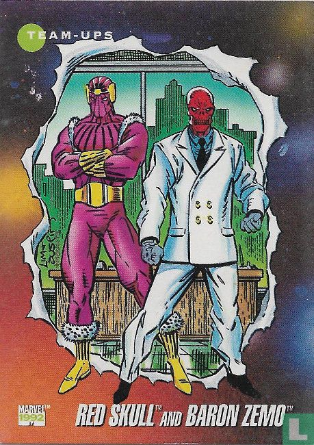 Red Skull and Baron Zemo 99 (1992) - Marvel Universe III - LastDodo