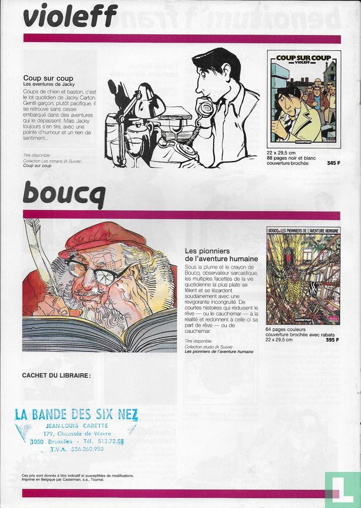 Collections '85 (1985) - Casterman - LastDodo