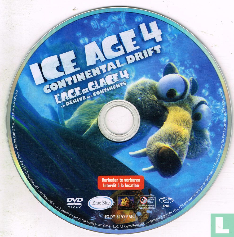 Ice Age 4: Continental Drift / L'Âge de glace 4 : La Dérive des continents DVD 4 (2012) - DVD ...