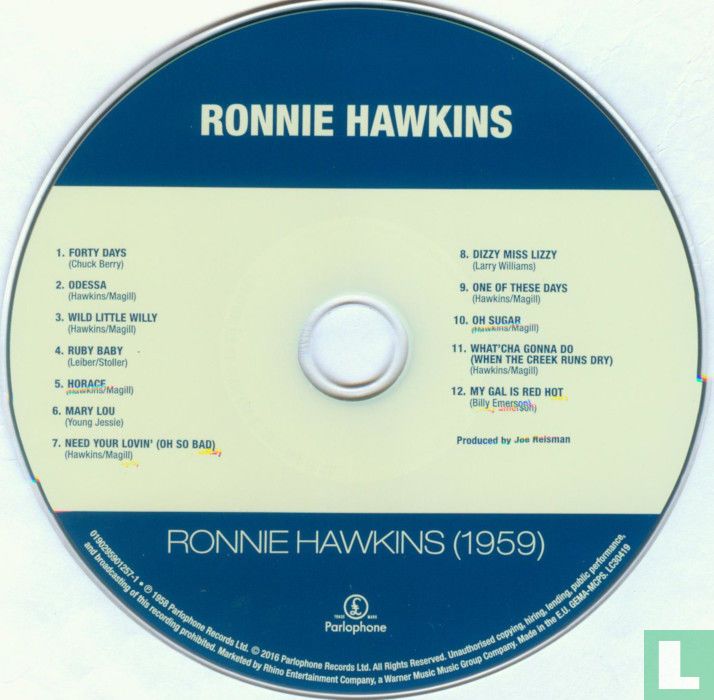 Ronnie Hawkins CD 19029 59012 5 (2016) - Hawkins, Ronnie - LastDodo