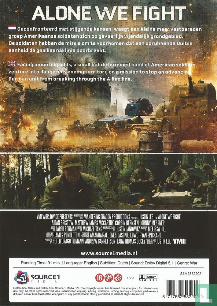 Alone We Fight DVD (2020) - DVD - LastDodo