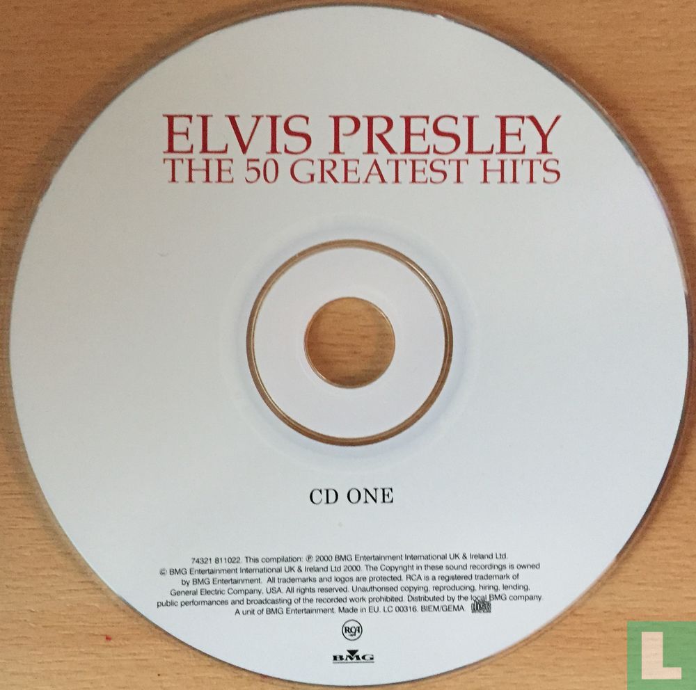 Elvis Presley The 50 Greatest Hits CD 74321 811022 (2000) - Presley ...