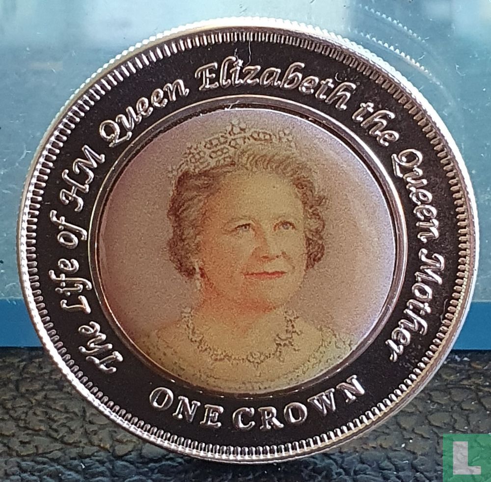Nightingale Island 1 crown 2005 (PROOF) "The life of HM Queen Elizabeth ...