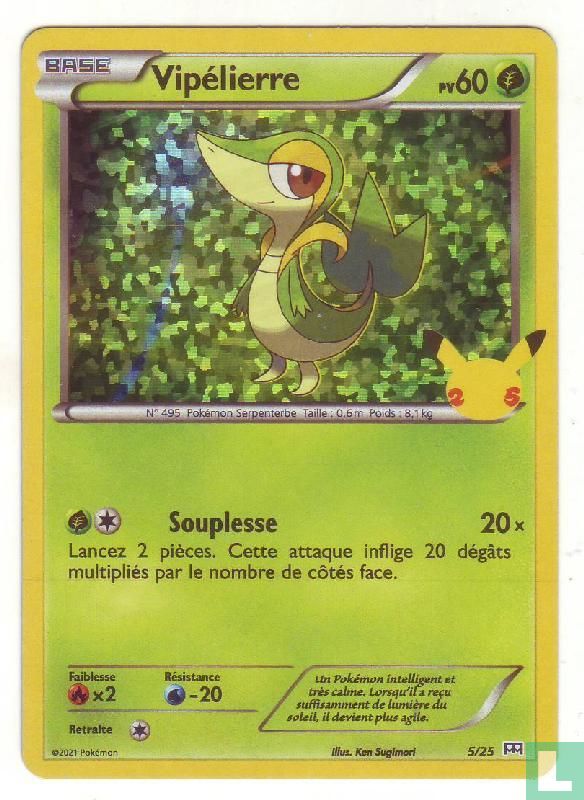 Vipélierre (Holo) 5/25 (2021) - Français)2021) Promo - Épée et Bouclier ...