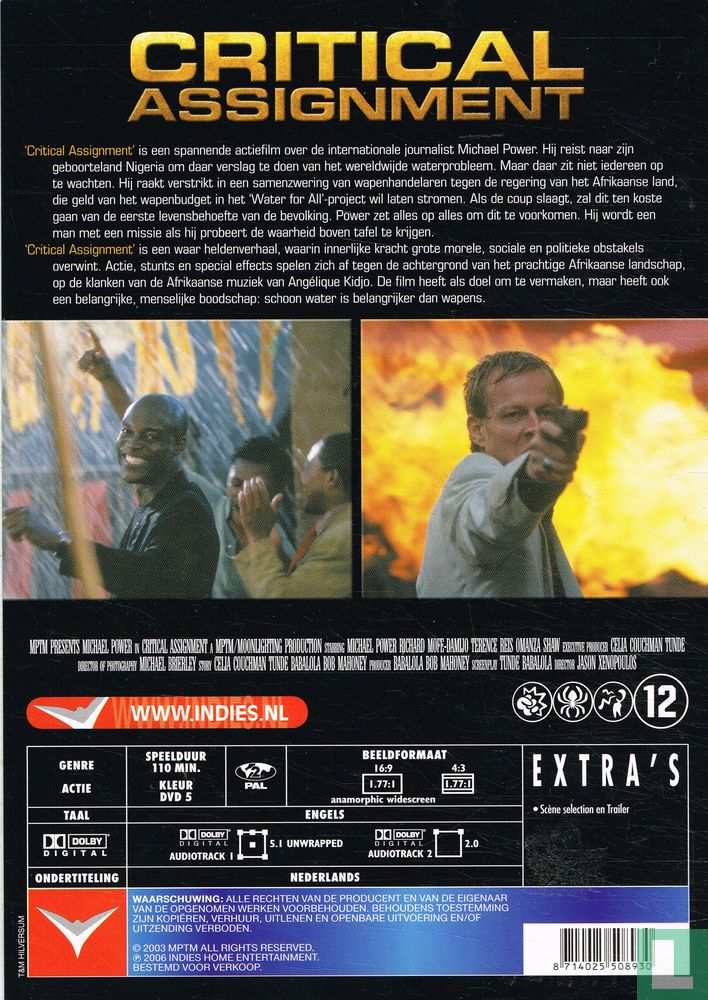 Critical Assignment DVD (2006) - DVD - LastDodo