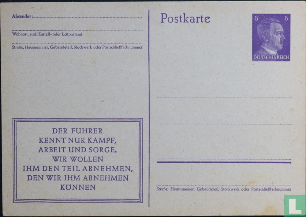 Briefkaart 6 (1943) - Duitse Rijk - LastDodo