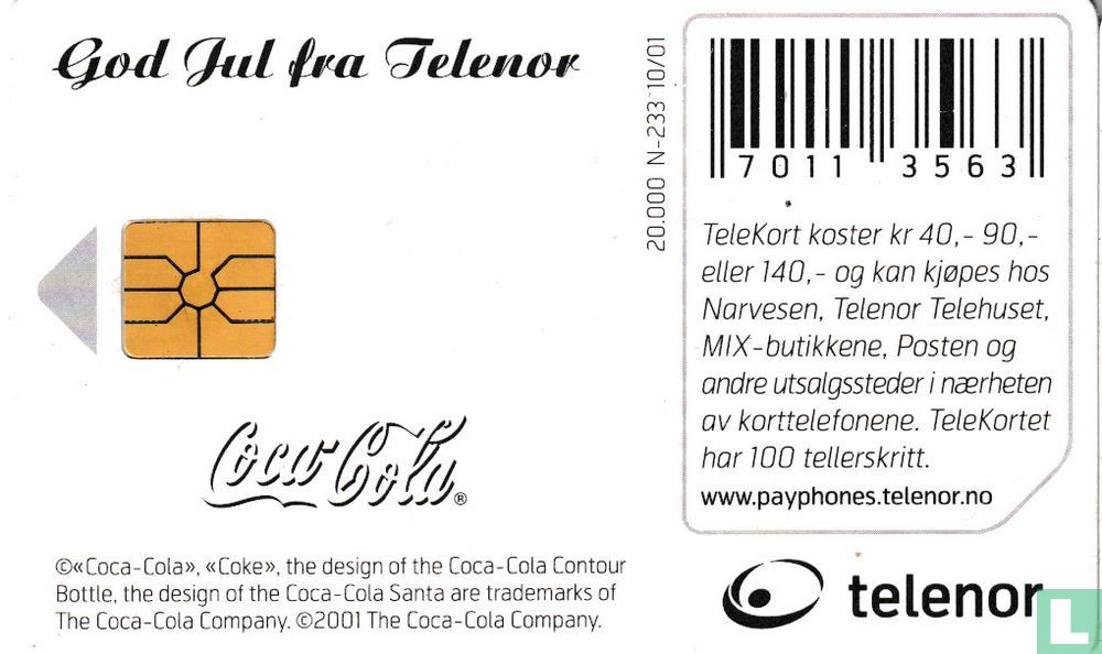Coca-Cola, God jul fra Telenor (2001) - Telenor - LastDodo