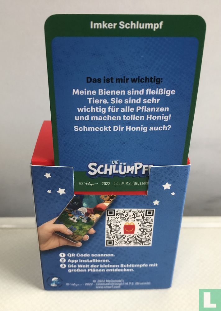 Beekeeper Smurf 14 (2022) - McDonald's Happy Meal - LastDodo