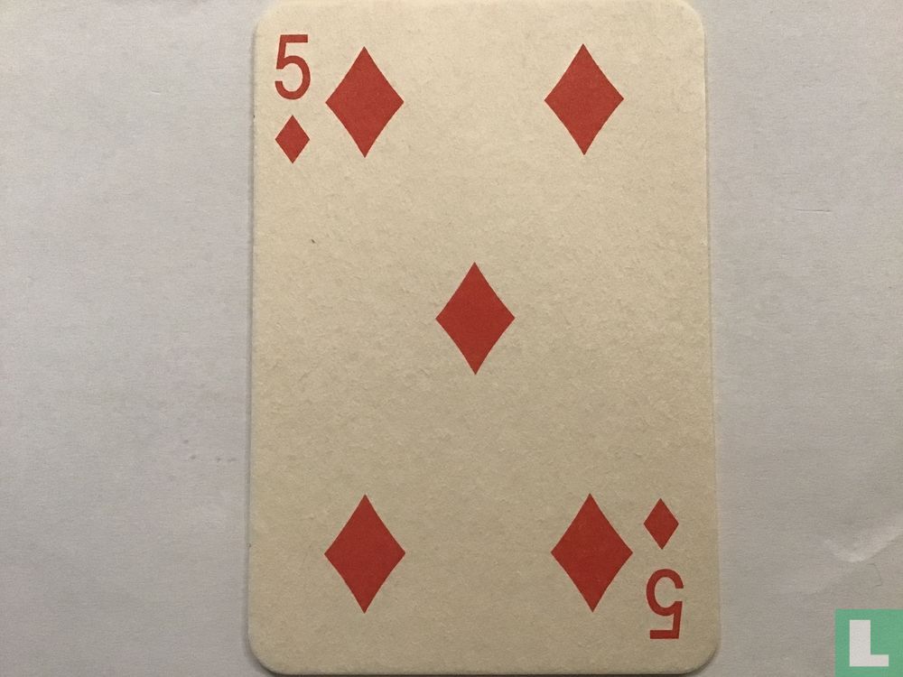 Amstel kaartspel ruiten Vijf - Niederlande - LastDodo