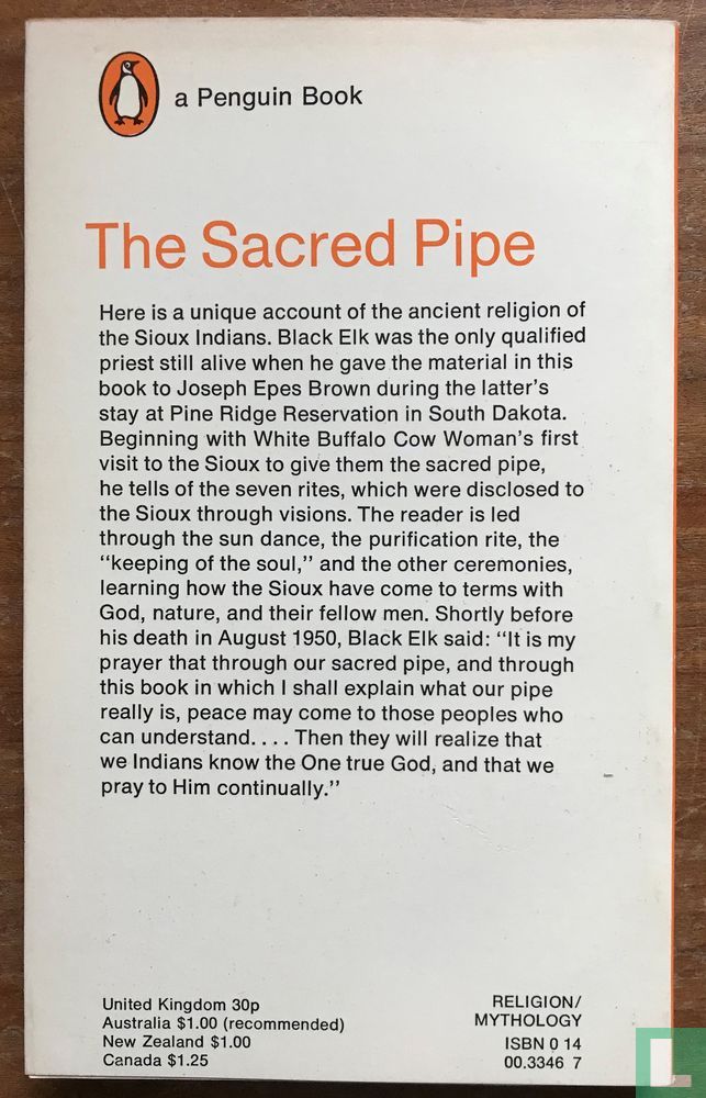 The sacred pipe 3346 (1972) - Sapa, Hehaka - LastDodo