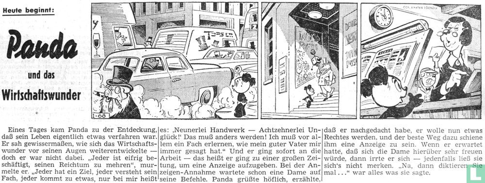 Panda und das Wirtschaftswunder 56 (1962) - Panda - LastDodo