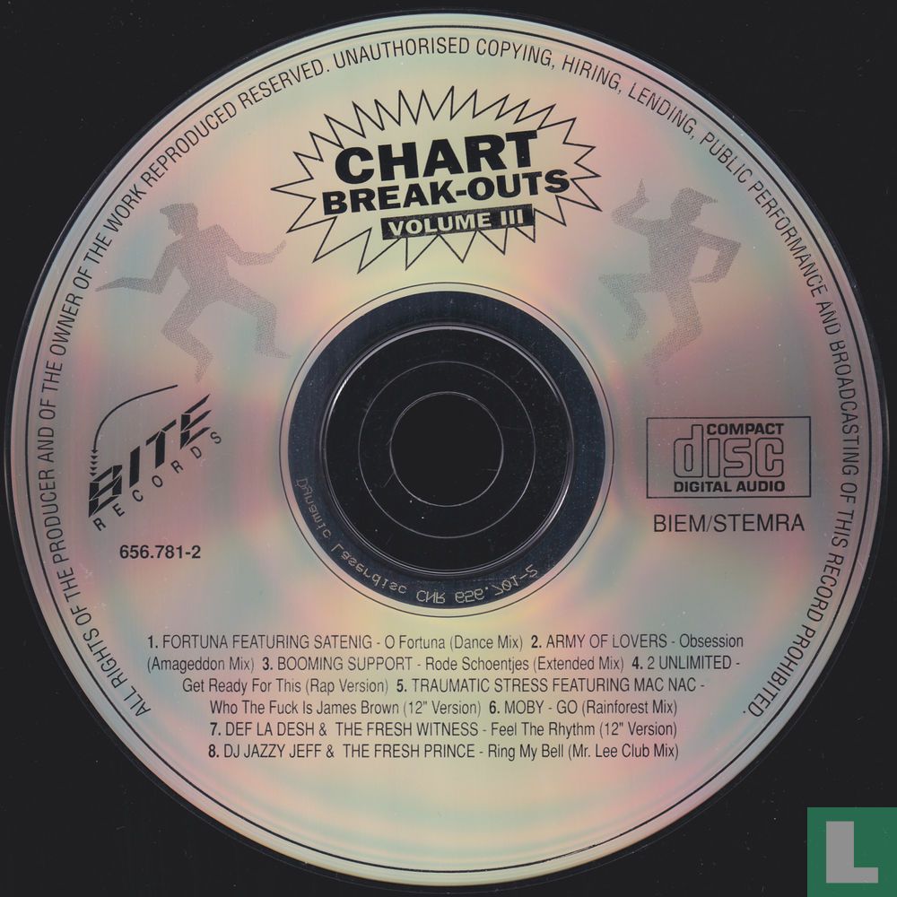 Chart Break-Outs III CD 656.781-2 (1992) - Diverse artiesten - LastDodo
