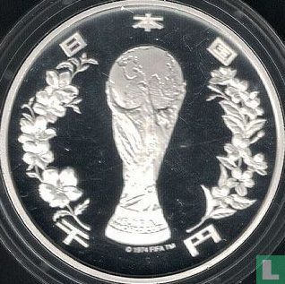 Japan 1000 yen 2002 (year 14 - PROOF) "Football World Cup in Korea and ...
