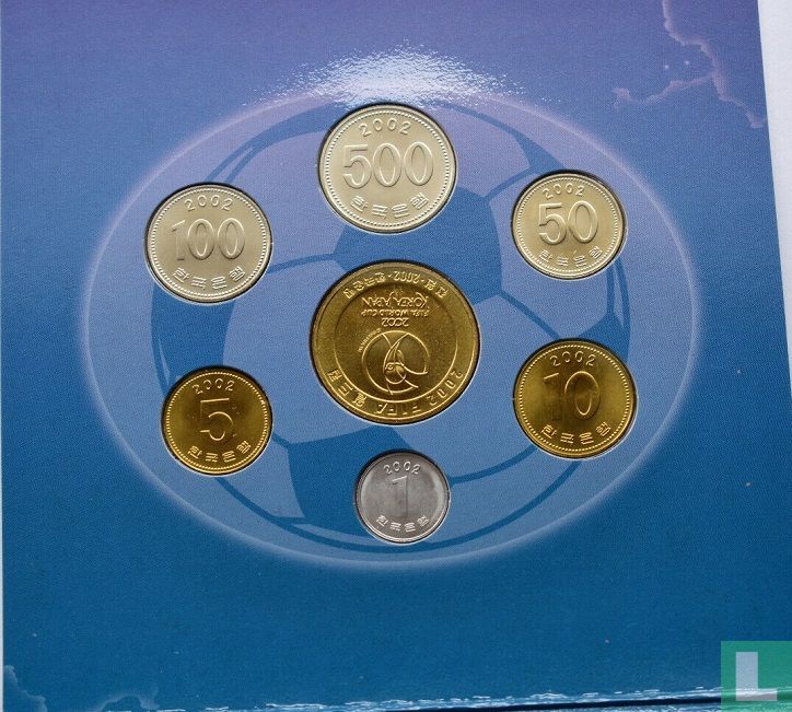 South Korea mint set 2002 "Football World Cup in Korea and Japan" KM# MS (2002) - South Korea ...