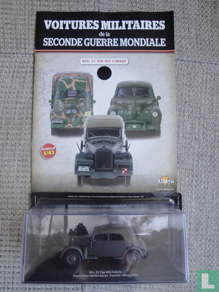 Horch typ 901 Kfz. 21 cabrio 41 (2022) - Ixo / Altaya - LastDodo