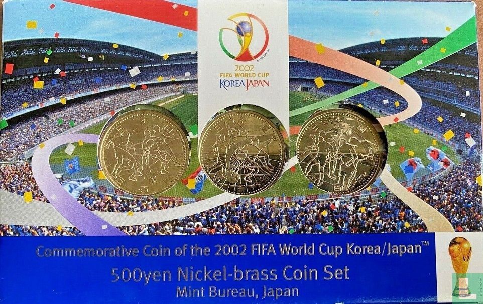 Japan jaarset 2002 "Football World Cup in Korea and Japan" KM# MSA141 ...