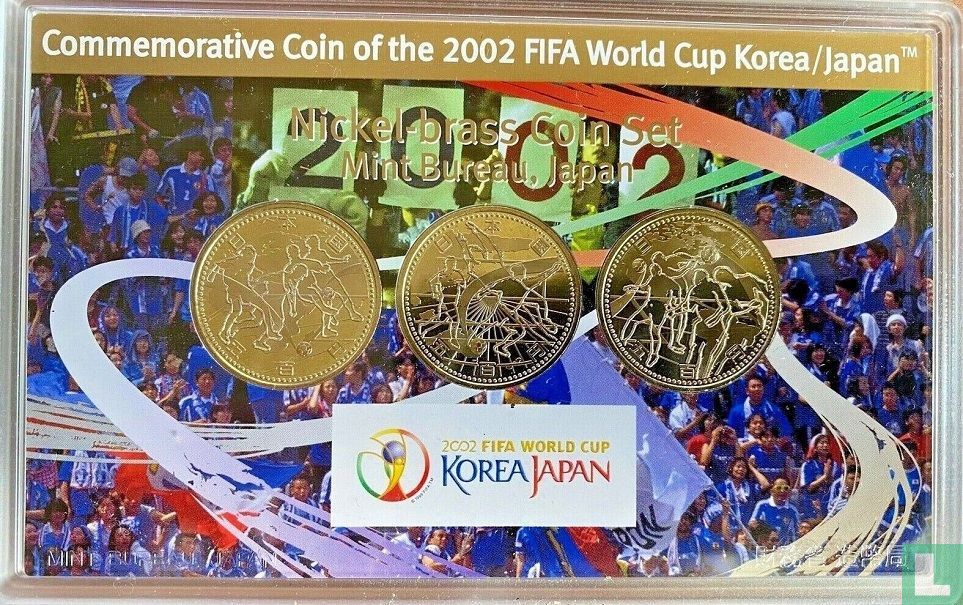 Japan jaarset 2002 "Football World Cup in Korea and Japan" KM# MSA141 ...