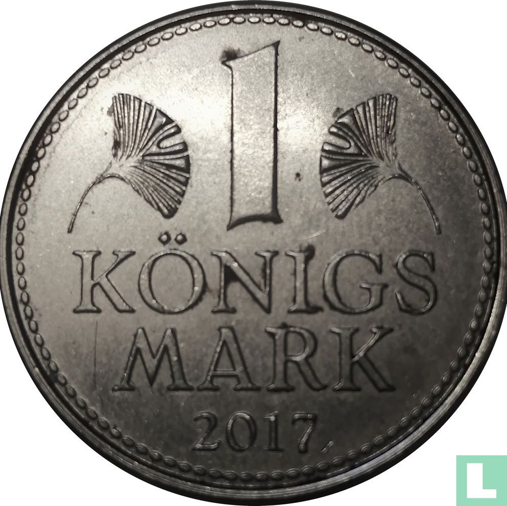 Duitsland 1 Königs mark 2017 (type 2) (2017) - Apotheekpenningen - LastDodo
