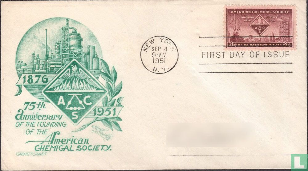 American Chemical Society 1951 Verenigde Staten Van Amerika Lastdodo