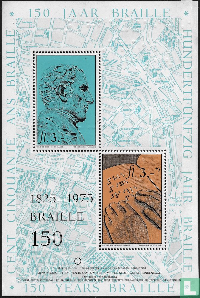 150 years of Braille (1975) - Netherlands - LastDodo