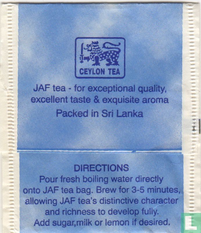 Pure Ceylon Tea - Jaf Tea - LastDodo
