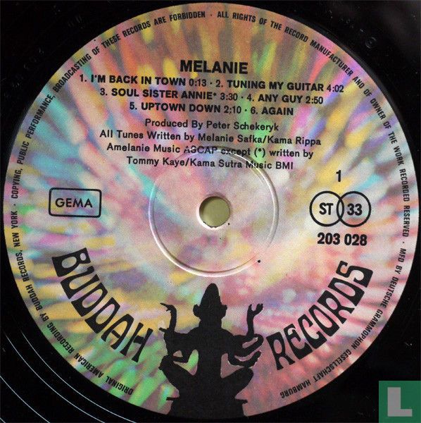 Melanie LP 203 028 (1969) - Safka, Melanie - LastDodo