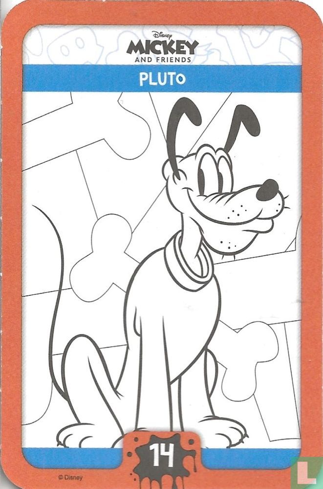 Mickey and friends - Pluto 14/144 (2022) - Colour Magic - LastDodo