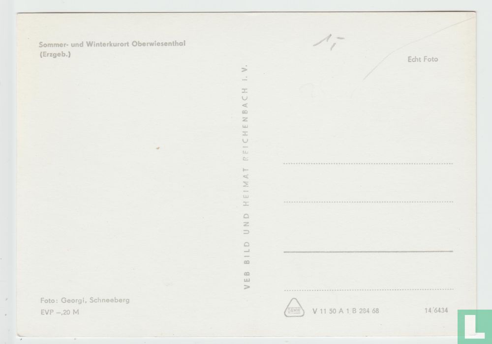 Oberwiesenthal Erzgeb Seilbahn Sommer und Winterkurort Sachsen ...