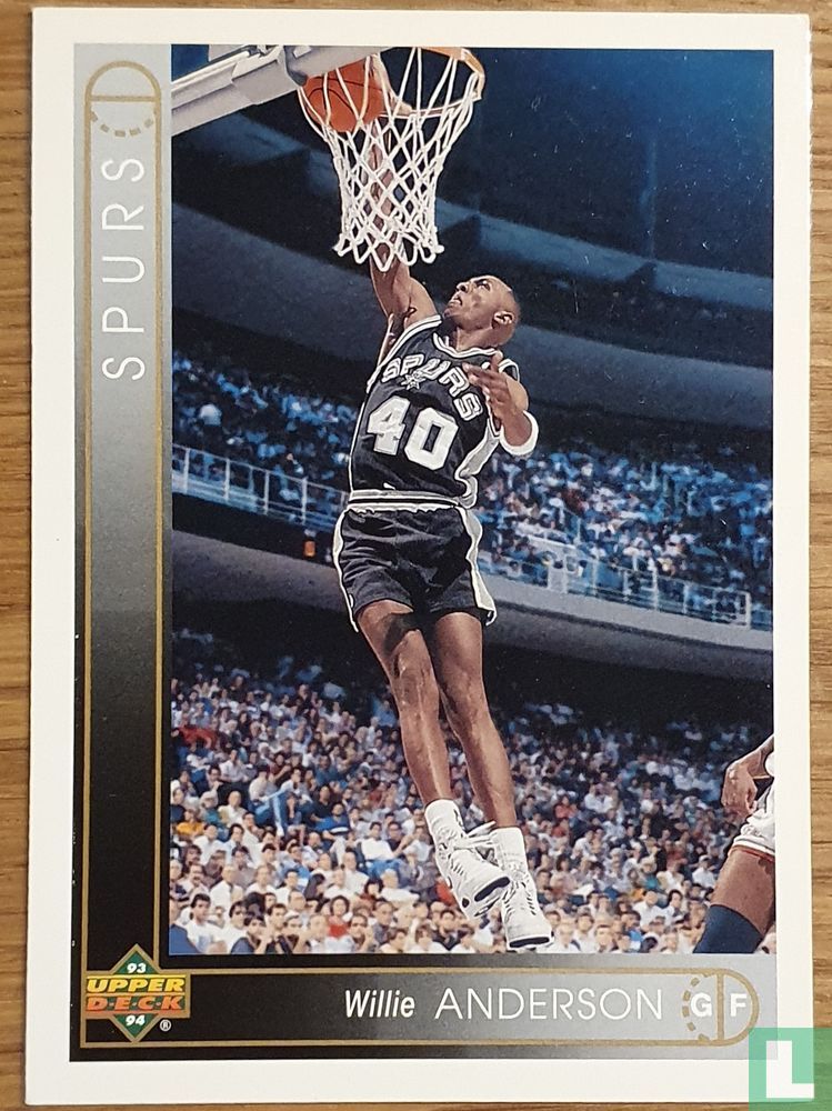 Willie Anderson 29 (1994) - 1993-94 Upper Deck European (German) - LastDodo