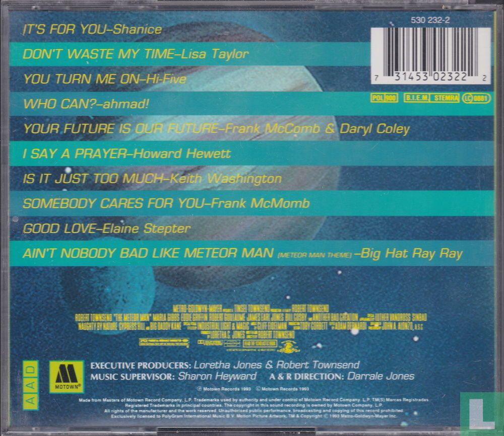 The Meteor Man (Original Soundtrack Album) CD 530 232-2 (1993 ...