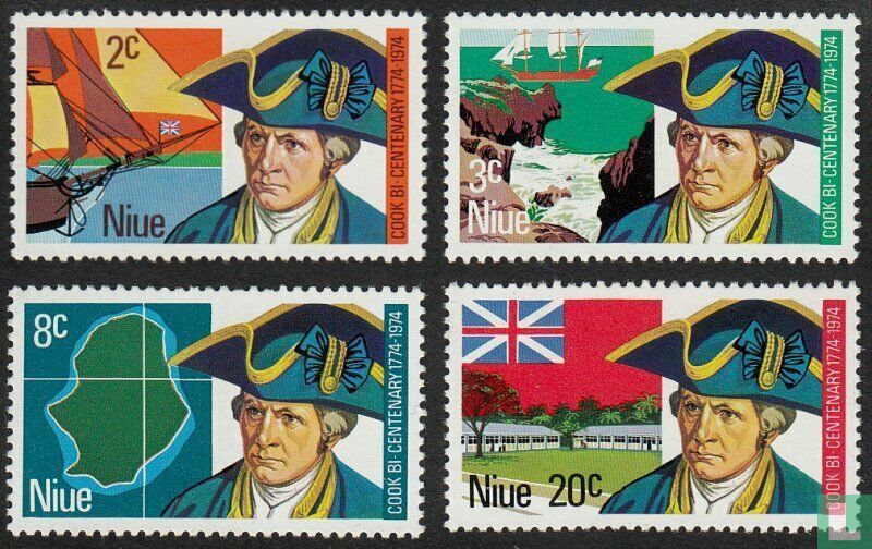 Tweehonderdste verjaardag van het bezoek van Captain Cook (1974) - Niue ...