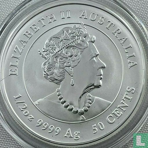Australia 50 cents 2020 (silver - coloured) "Year of the mouse" KM ...