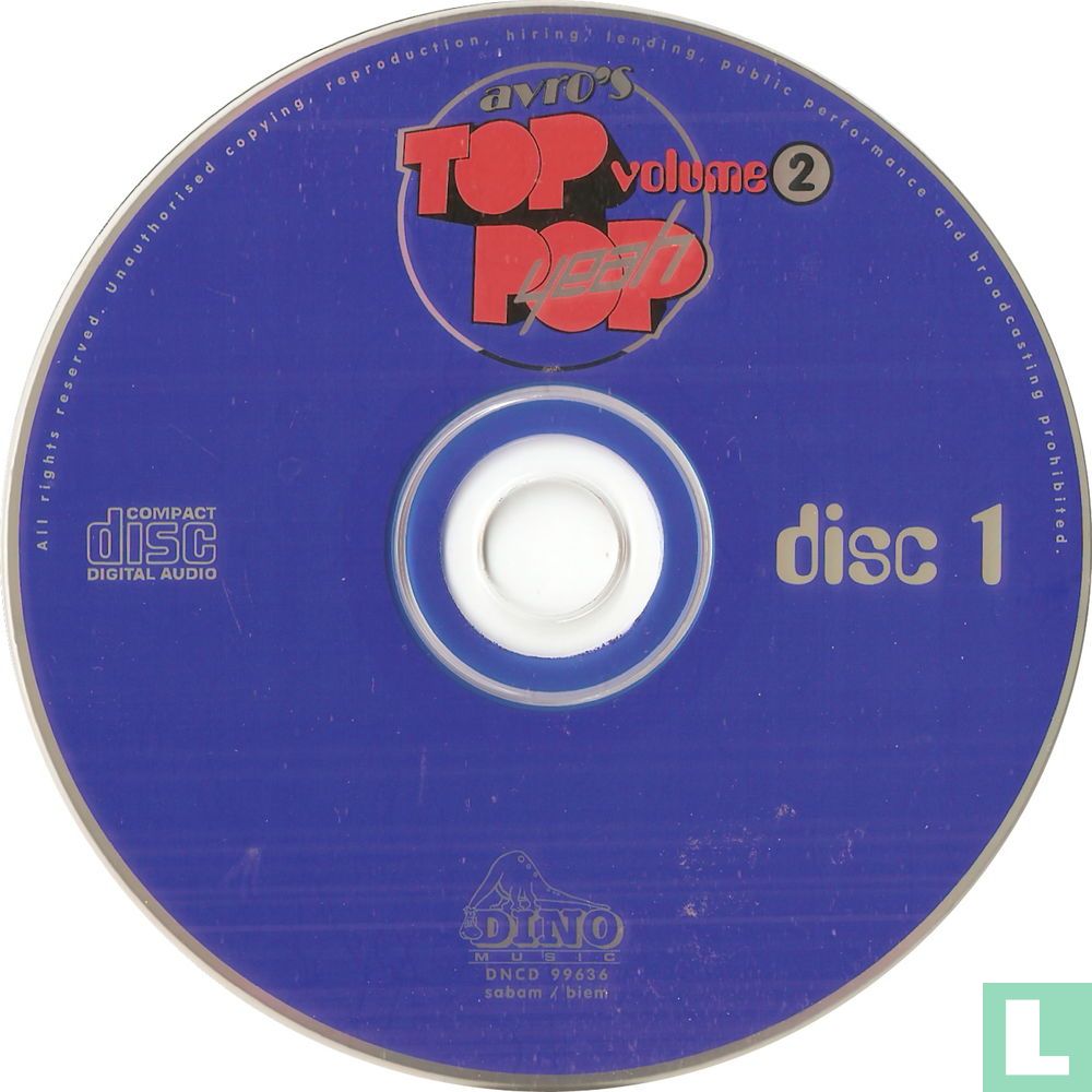 Avro's Top Pop Yeah Volume 2 CD DNCD 99636 (1999) - Diverse artiesten ...