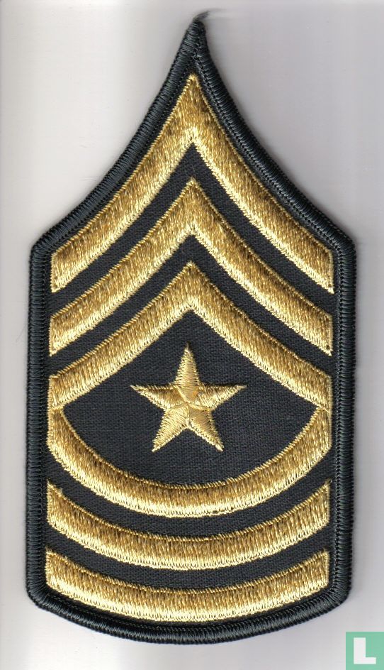 Sergeant Major Cloth Shoulder Rank Insignia - Armed Forces - LastDodo
