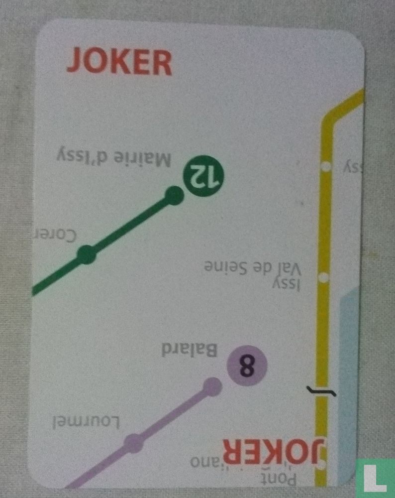 Métro de Paris - Playing card [Loose] - LastDodo