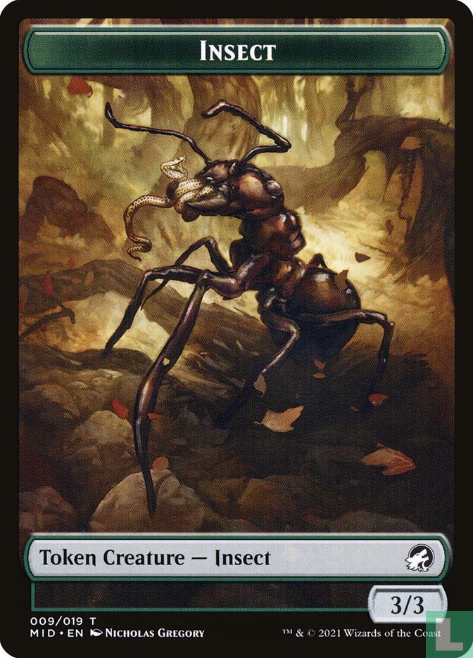 Insect 09/19 (2021) - 2021) Innistrad: Midnight Hunt Tokens - LastDodo