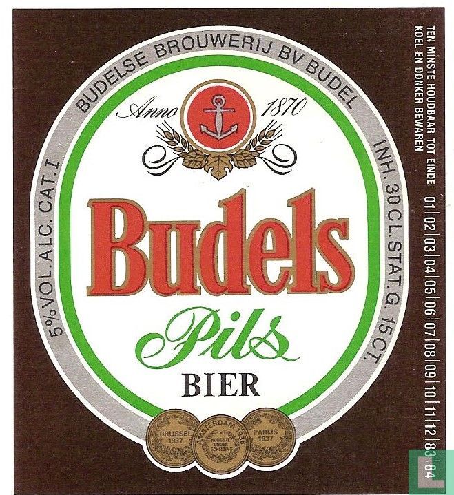 Budels Pils bier (1983) - Budelse Brouwerij, Budel - LastDodo