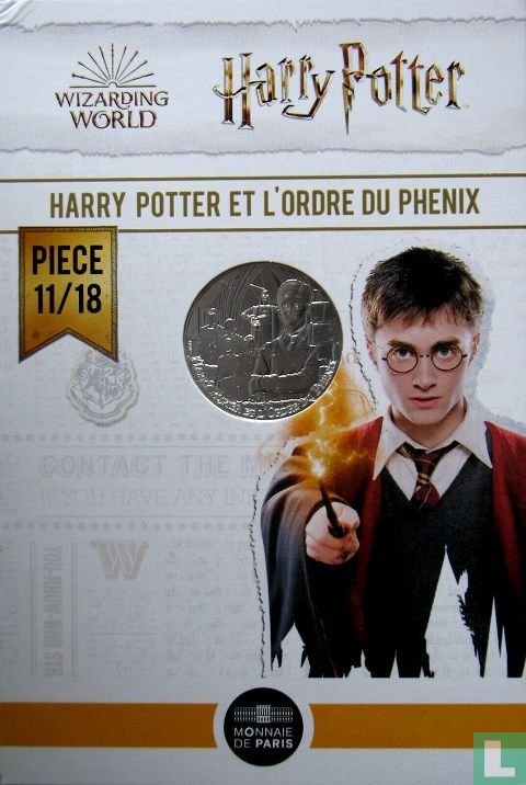 France 10 euro 2021 (folder) "Harry Potter and the Order of the Phoenix ...