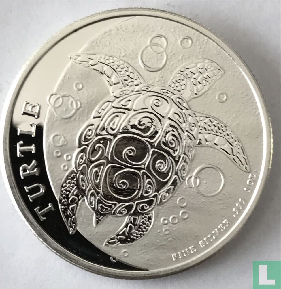 Niue 2 dollars 2022 "Hawksbill Turtle" KM# (2022) - Niue - LastDodo
