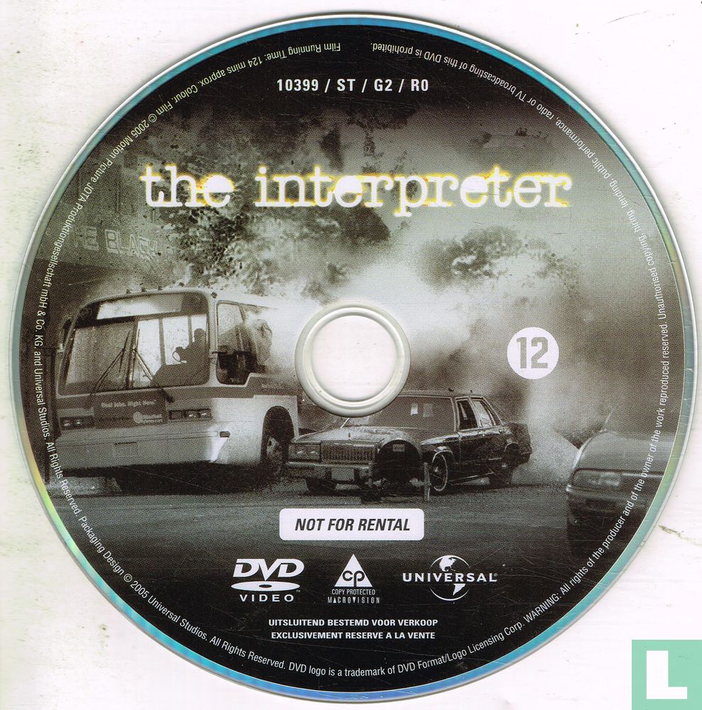 The Interpreter DVD (2005) - DVD - LastDodo