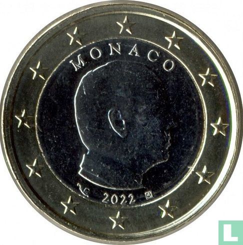 Monaco 1 euro 2022 KM# 194 (2022) - Monaco - LastDodo